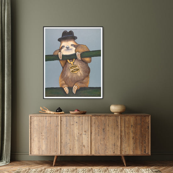 "Gangsta Sloth" – Art By Hamre